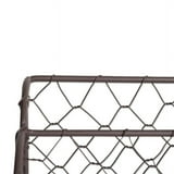 DII 4" Modern Metal Chicken Wire Desktop Letter Holder in Bronze ...