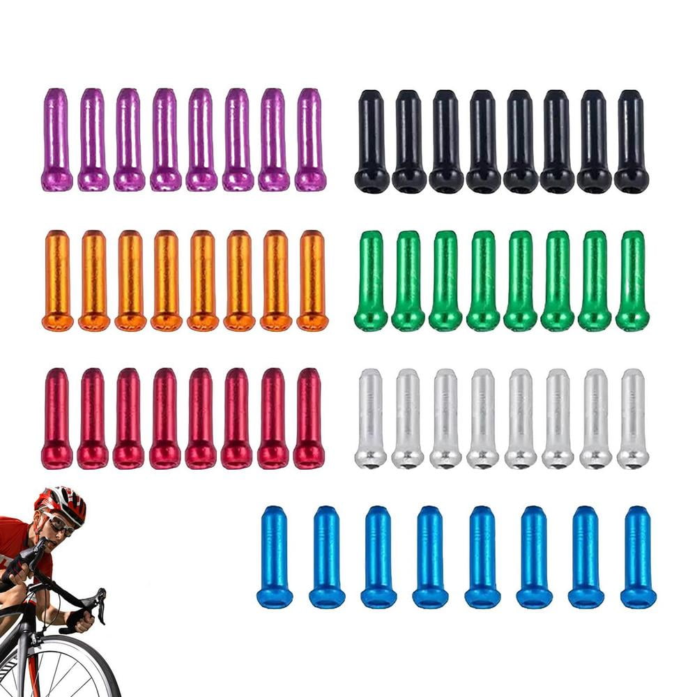 AIXING Bike Cable End Caps Flexible Shiny Cable Caps for Bike Shift ...