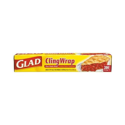 Glad GLAD Cling Wrap, 200 ft CLO00020 - Walmart.com