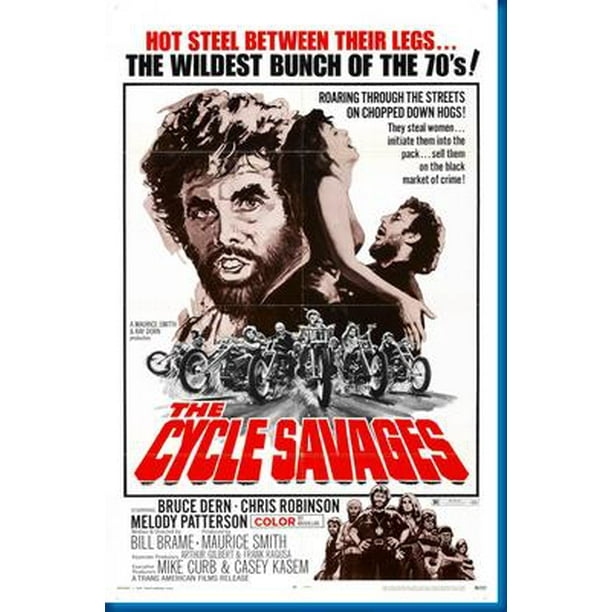 Cycle Savages The Movie Poster Art decor Art Poster 24x36 Multi-Color ...