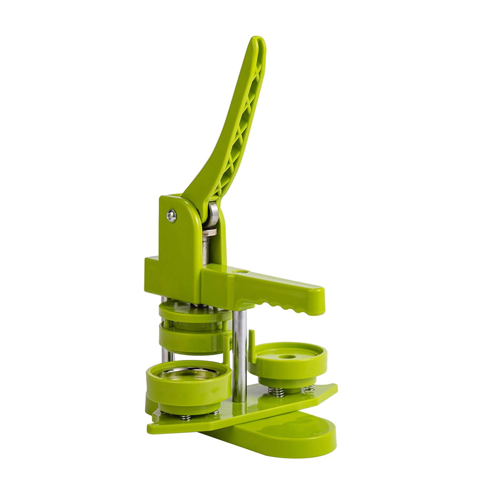 Badge Button Maker Machine w/ Die Set Making Pin Button Press Cutter ...