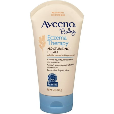 Aveeno Baby Eczema Therapy Moisturizing Cream, 5 Oz - Walmart.com