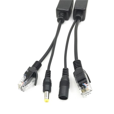 gufffrom 1 Pair POE and Splitter IP Camera POE Cable Power Over ...