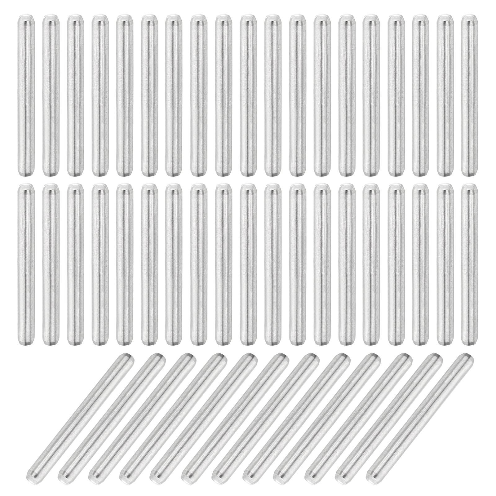 110Pcs Clavo de Dowel 2mm x 20mm Soporte para Estante Clavos de Acero ...