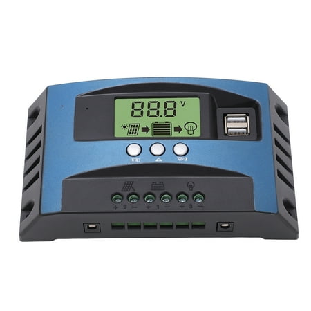 Solar Panel Regulator, Solar Power Controller Efficient Safe 3 Stage ...