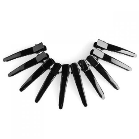 Black Plain Single Prong Alligator Pinch Clips Bows | Walmart Canada