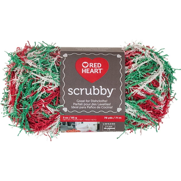 Red Heart Scrubby Yarn-Jolly - Walmart.com - Walmart.com