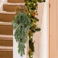 Christmas Teardrop Swags Winter Rustic Pine Needles Swag with Pine ...