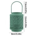 BGZLEU Mini Lanterns for Wedding Centerpieces: 1 PC White Hanging Metal ...