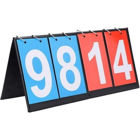 2/3/4 Digit Score Board Scoreboard,Portable Flip Sports Scoreboard ...