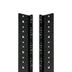 NavePoint 4U Vertical Rack Rail Pair DIY Kit with Hardware, Black ...