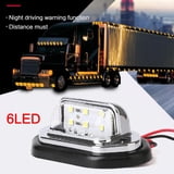 Universal LED License Plate Tag Light Lamp White For Truck H O RV T ...