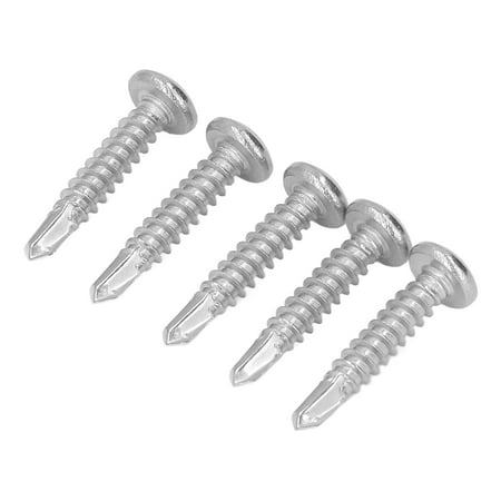 Round Head Self Drilling Screws Kit, Compact Rust Proof Self Drilling Screw Non Slide For Wood ...