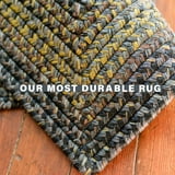 Free Shipping! Homespice Black Forest 8x10' Black Braided Rug, Washable ...