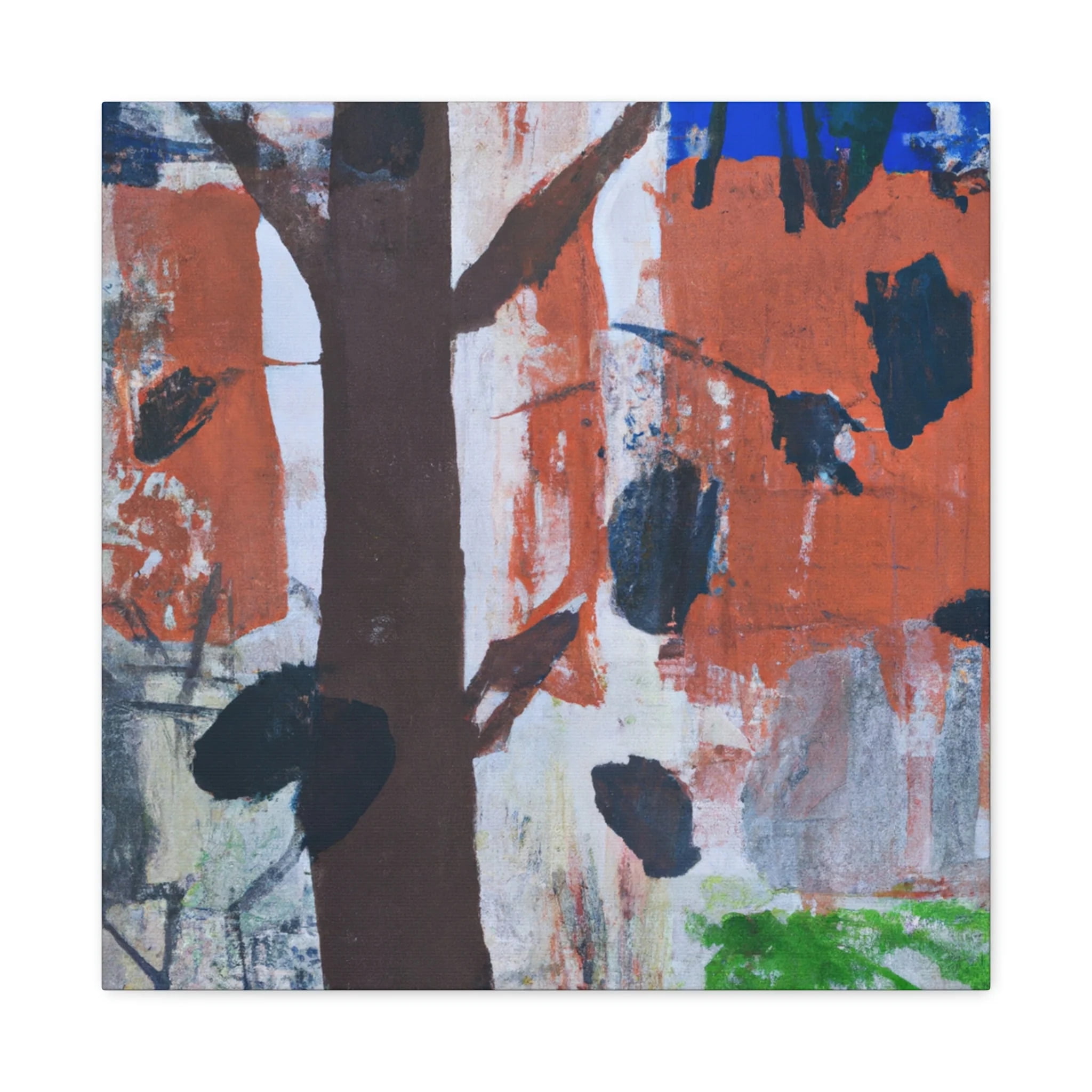 Beech Tree Expressionism - Canvas - Walmart.com
