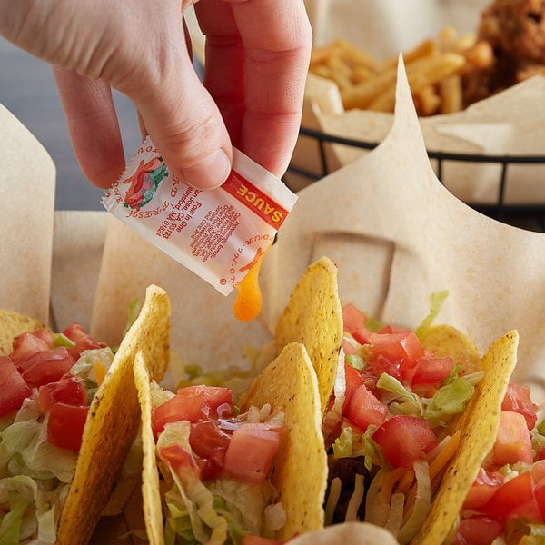 Hot Sauce 3 Gram Portion Packet - 200/Case - Walmart.ca