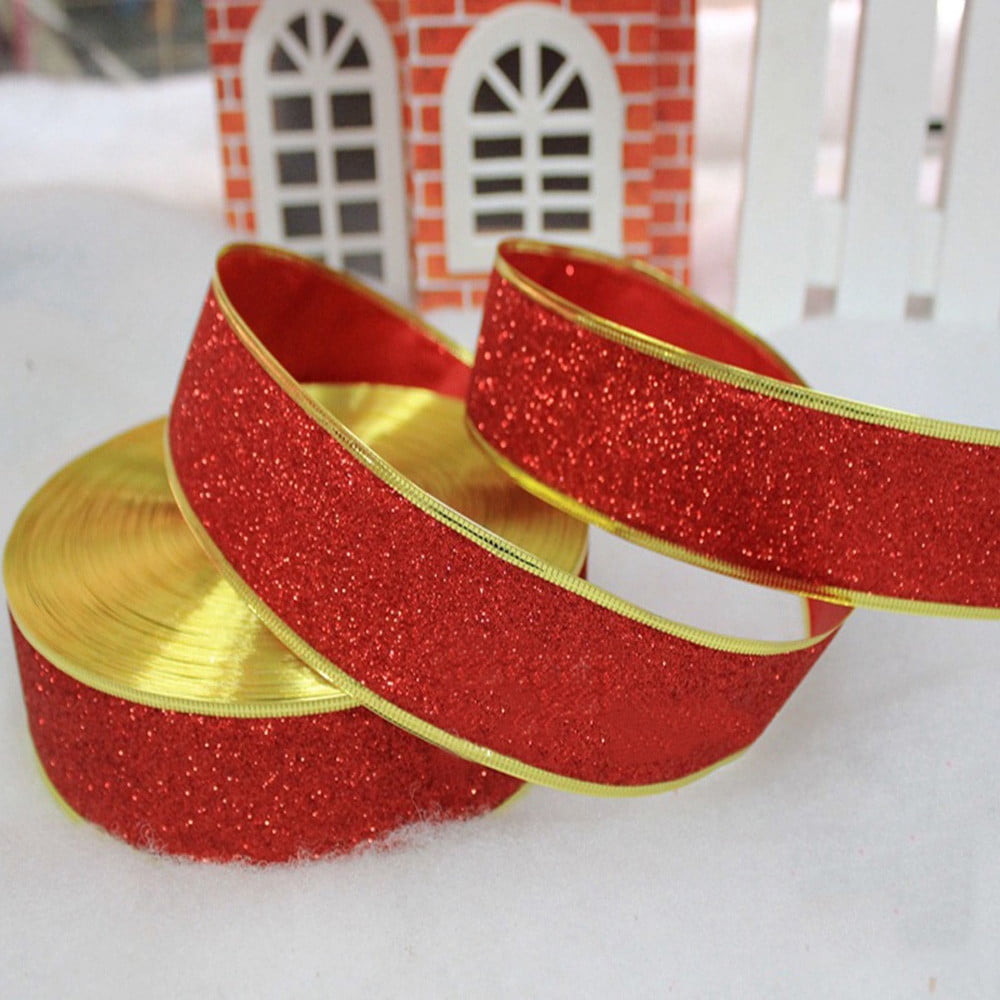 Merry Christmas Satin Ribbon Wedding Party Decoration Invitation Gift ...