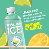 Sparkling Ice Lemon Lime - 17 Fl Oz, 12 Count, Naturally Flavored Drink ...