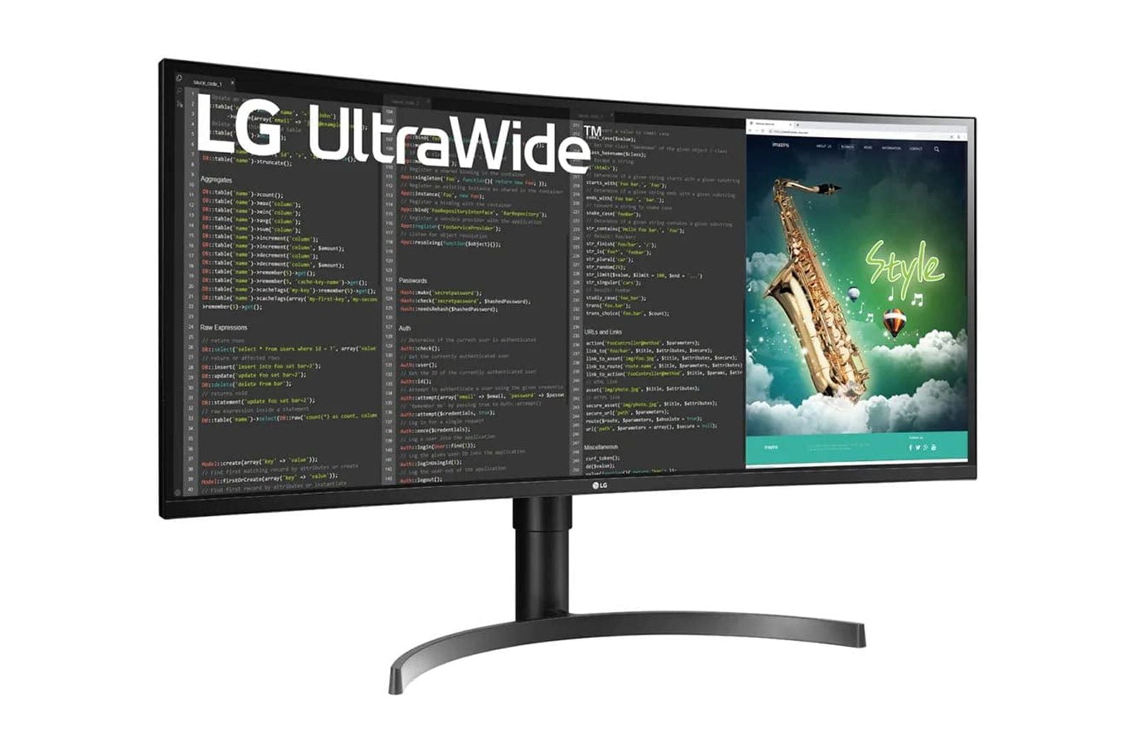 LG 35” 35BN75CN-B VA HDR QHD UltraWide™ Curved Monitor (3440x1440) with 100Hz Refresh Rate, 5ms ...