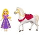 Disney Princess Rapunzel Small Doll and Maximus Horse with Saddle, from ...