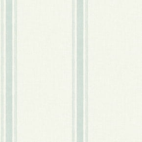 Navy And White Wide Stripe Wallpaper