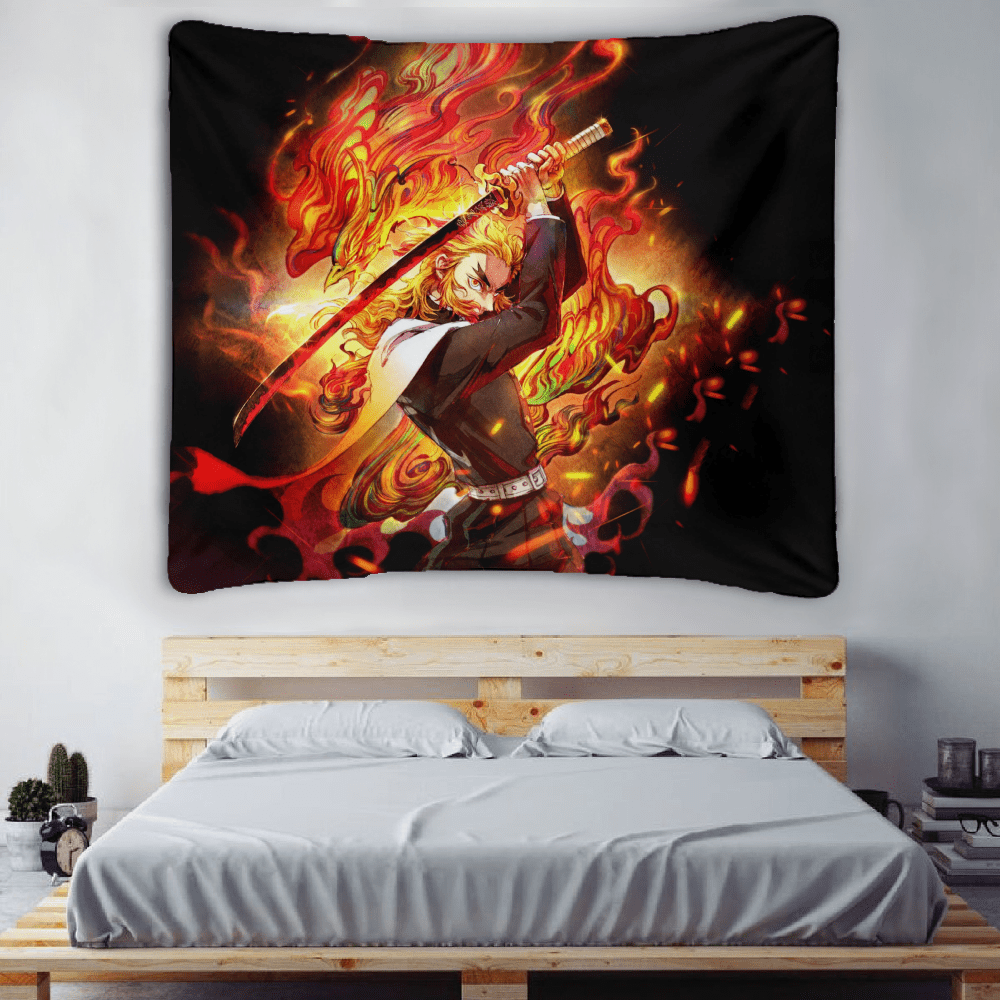 Demon Slayer Hanging Tapestry Fashion Classics Attractive Design Wall ...