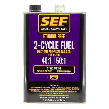 SEF Multi-Mix 40:1 & 50:1 Premixed 2-Cycle Small Engine Fuel (90 Octane ...