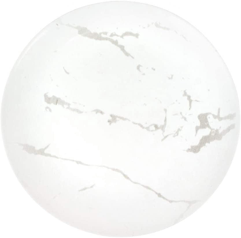 (10 PACK) EcoQuality 10.25" inch Round White Plastic Plates with Stone ...