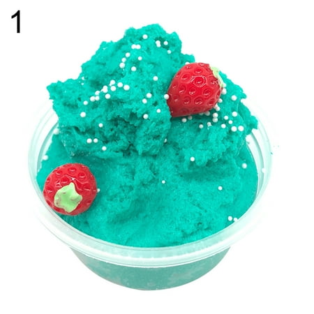 HEVIRGO 60ml Fruit Kids Slime Toy Stress Relief Plasticine Scented ...