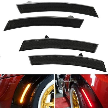 4pcs Amber Red Led Side Marker Light For Mini Cooper R55 R56 R57 ...