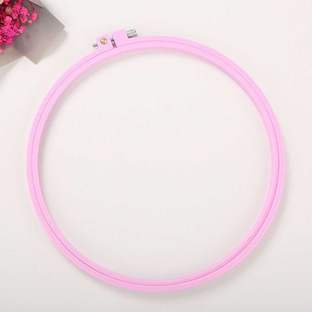 Plastic Round Sewing Tools Needlecraft Stretch Tool Embroidery Hoops ...