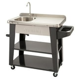 Deluxe Outdoor Prep Table - Walmart.com