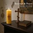Pure Beeswax Prayer Candles - 7 Day Devotional Candles in Glass with ...