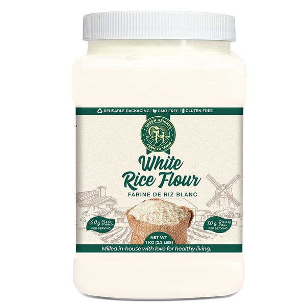 Click here for White Rice Flour By Green Heights - 2.2 Pound / 1... prices