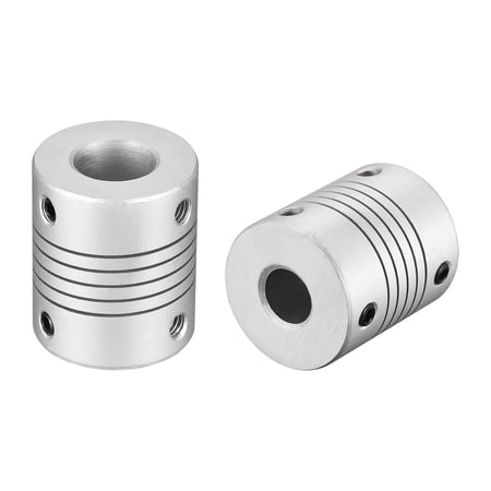 Uxcell 12mm to 9mm Aluminum Alloy Shaft Coupling Flexible Coupler ...