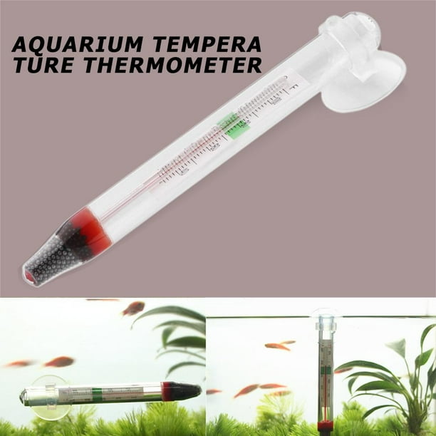 TB&W Glasstube Aquariums Submersible Thermometer Temperature Decor ...