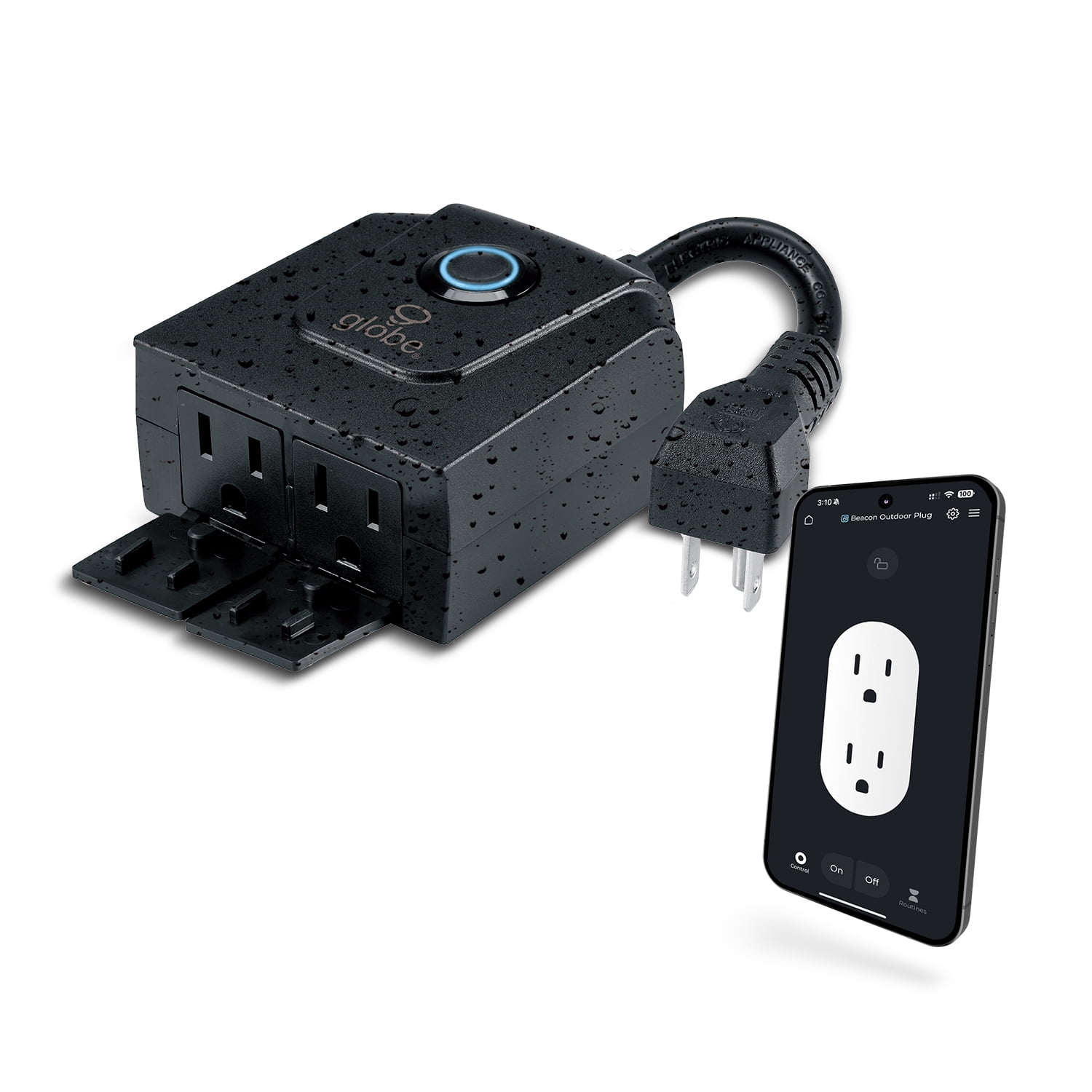 Click here for Globe Electric Smart Beacon 2-Outlet Outdoor Plug... prices