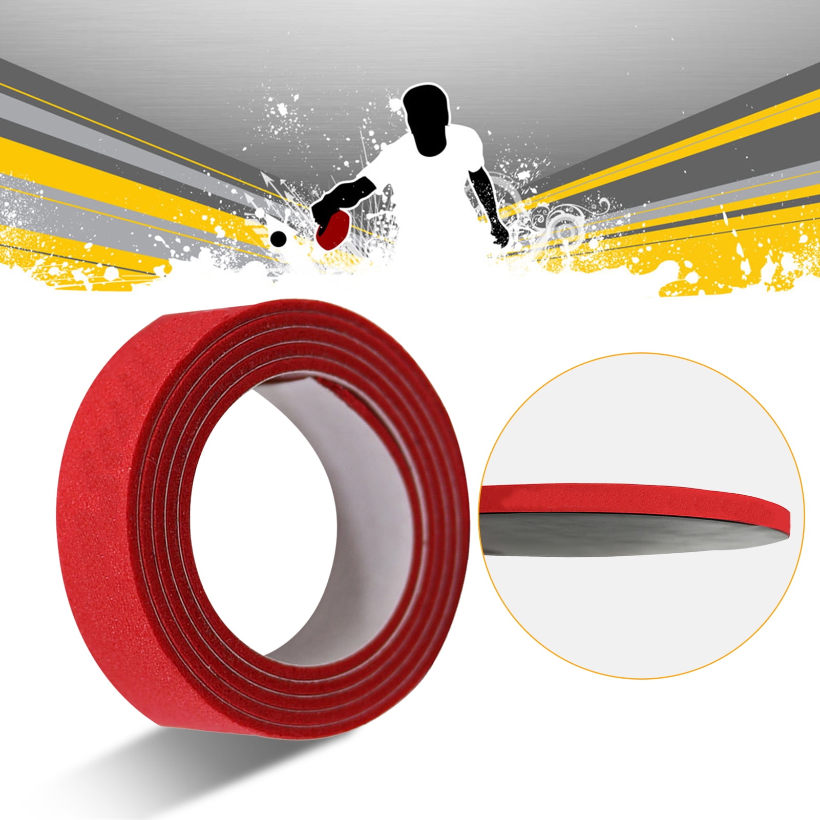 Buy Vokewalm Table Tennis Racket Side Tape - Ping Pong Paddles Sponge ...