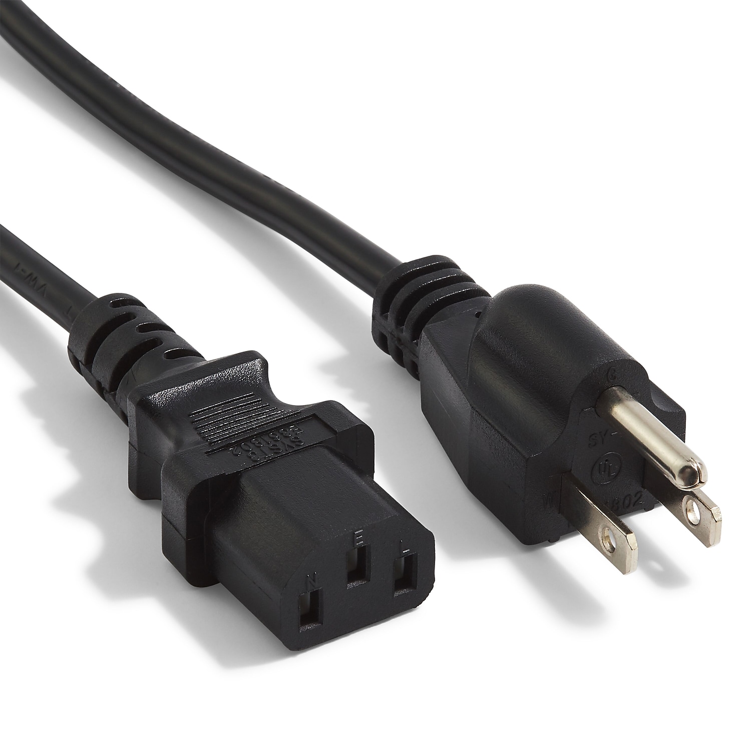 NXT Technologies 6' Desktop/Monitor Power Cord Black NX29759 - Walmart.com