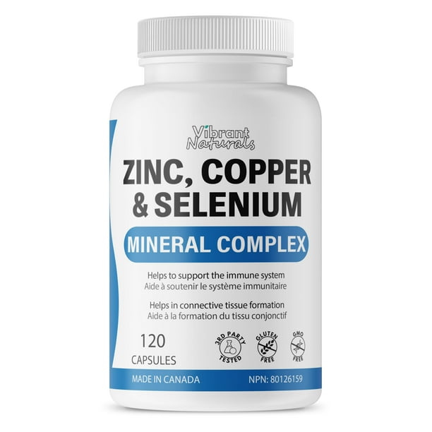 Zinc Picolinate 25mg With Copper 2.5mg and Selenium 200mcg, 120 ...