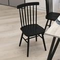 Merrick Lane Set of Two Premium Solid Wood Spindle Back Dining Chairs ...