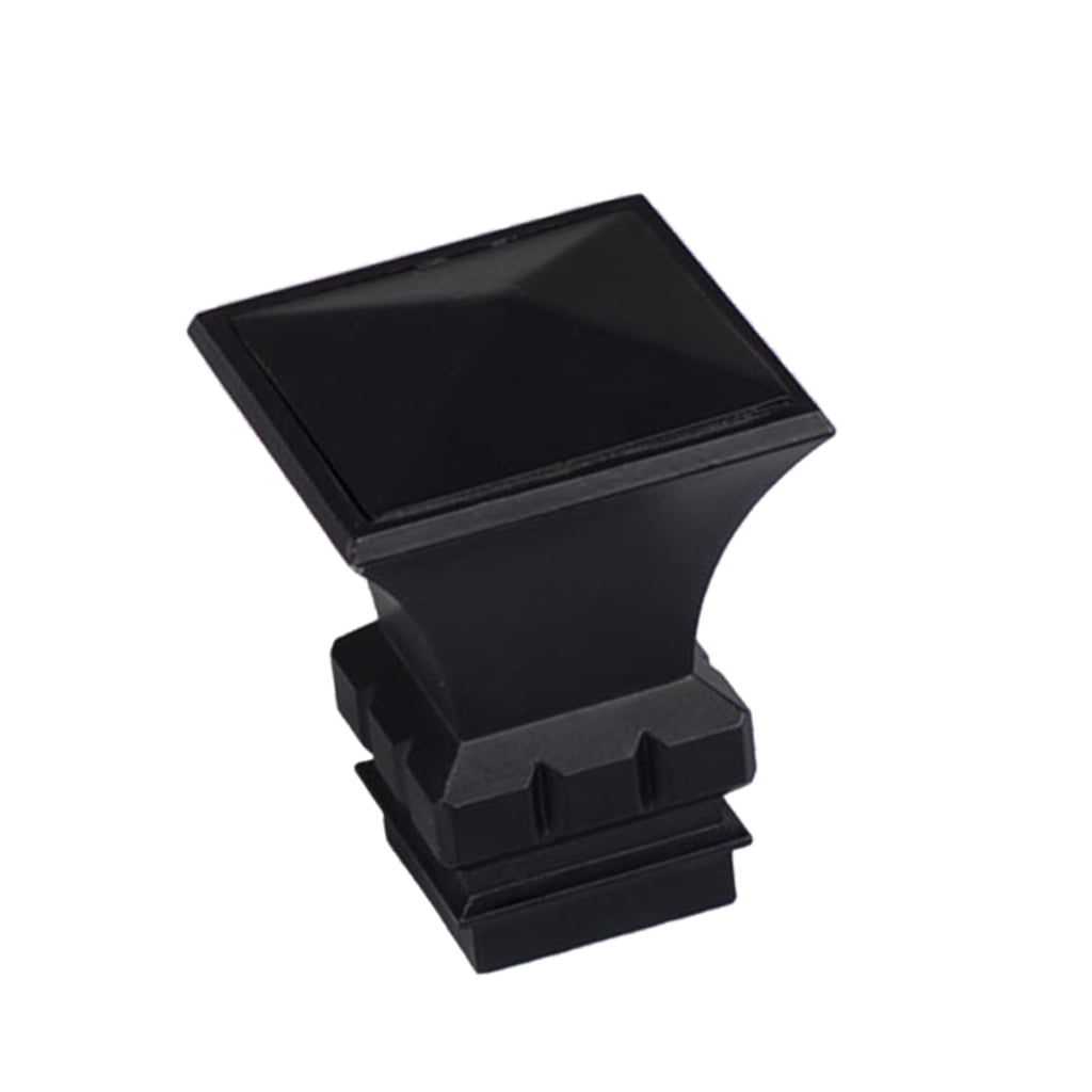 1 Design Chic 28mm Dia Drapery Curtain Rod Ends Caps Finials ...