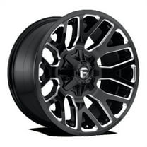 Fuel 1PC Aluminum Rim D711 RAGE 20X10in Gloss Black Milled Finish ...