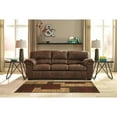 Ashley Furniture Bladen Full Sleeper Sofa | Faux Leather, Metal ...