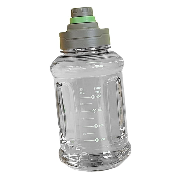 Gym Water Bottle 1.5L 11x24cm for Sports and Travel Water Bottle with ...