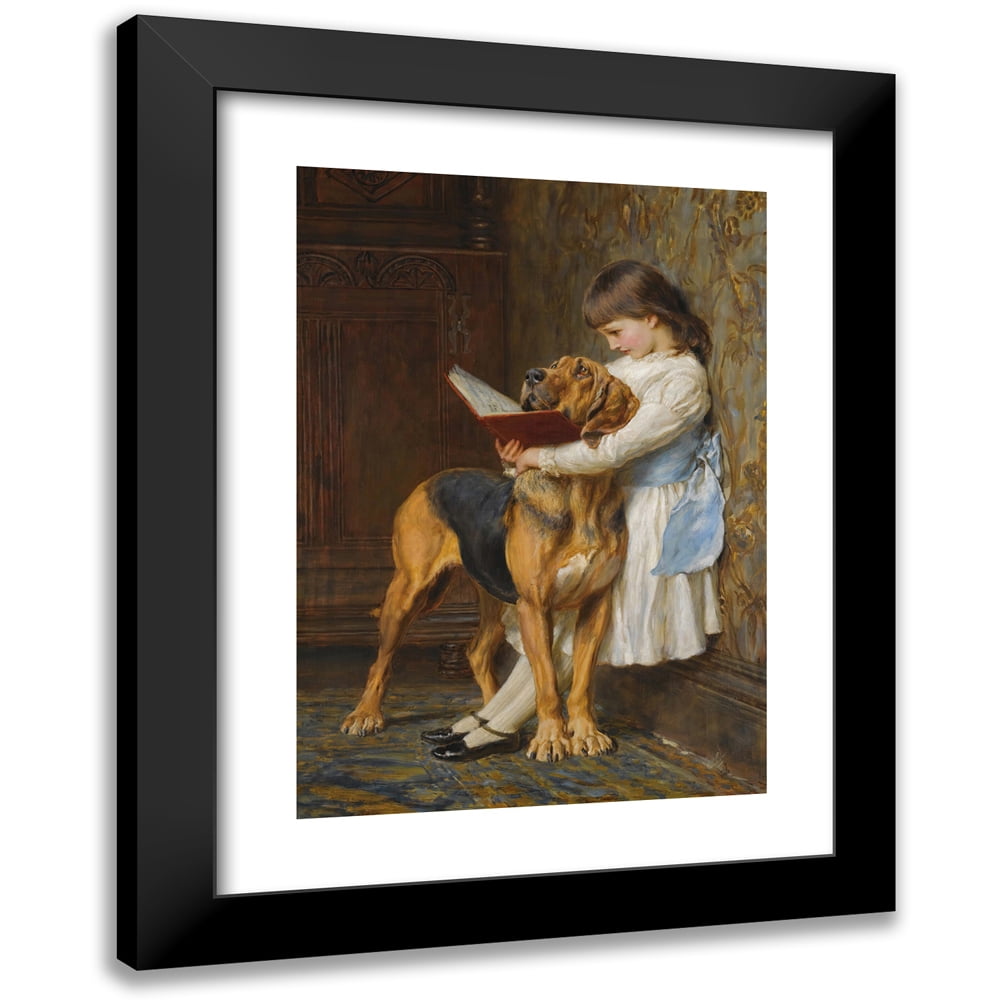 Briton Riviere 14x18 Black Modern Framed Museum Art Print Titled ...