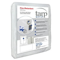 Kotap 20-ft x 30-ft Fire-Retardant White Tarp, Item: FR-2030 - Walmart.com