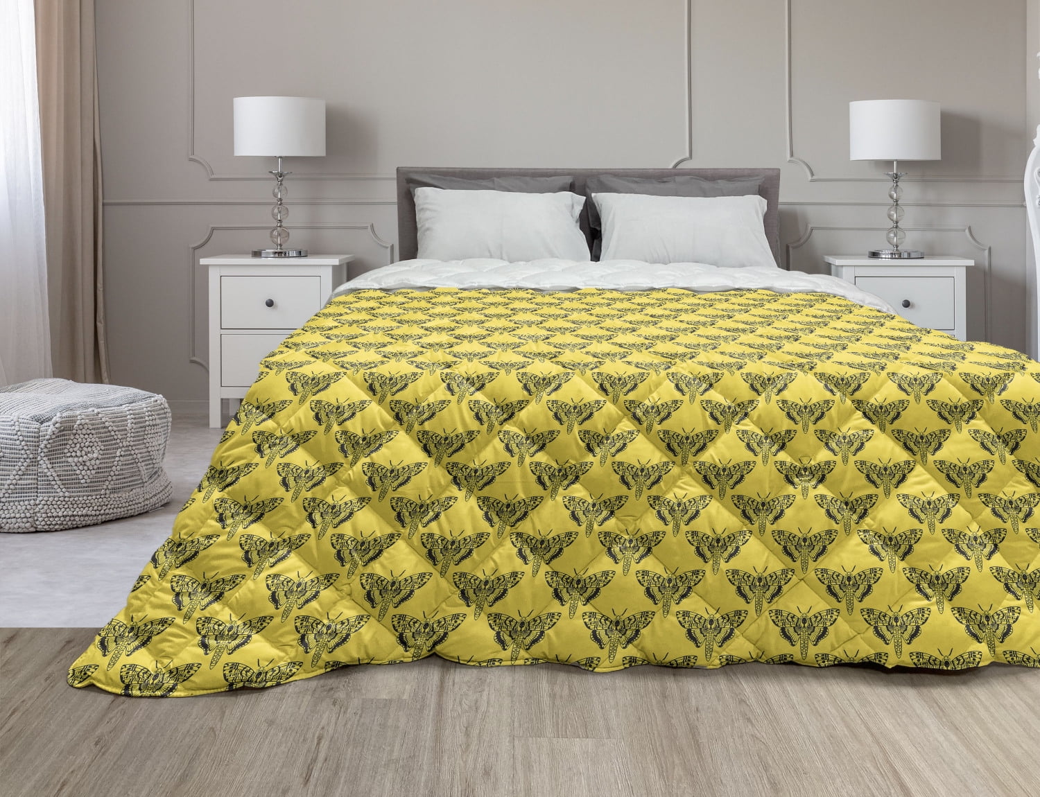 Death Moth Down Alternative Comforter, Bringer of Dead Flying Wings ...
