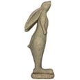 Whimsical Rabbit Statue- Natural Sandstone Appearance- Made of Resin ...
