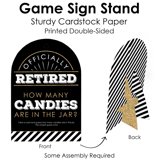 Big Dot of Happiness Happy Retirement - How Many Candies Retirement ...